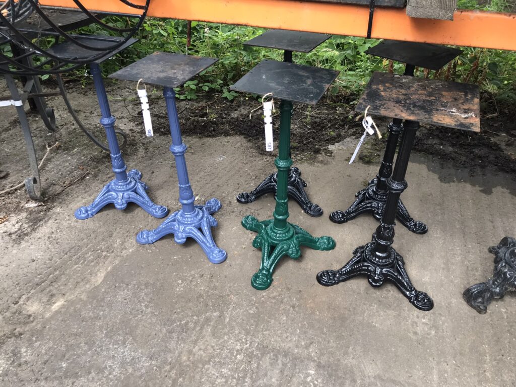 Cast Iron table bases